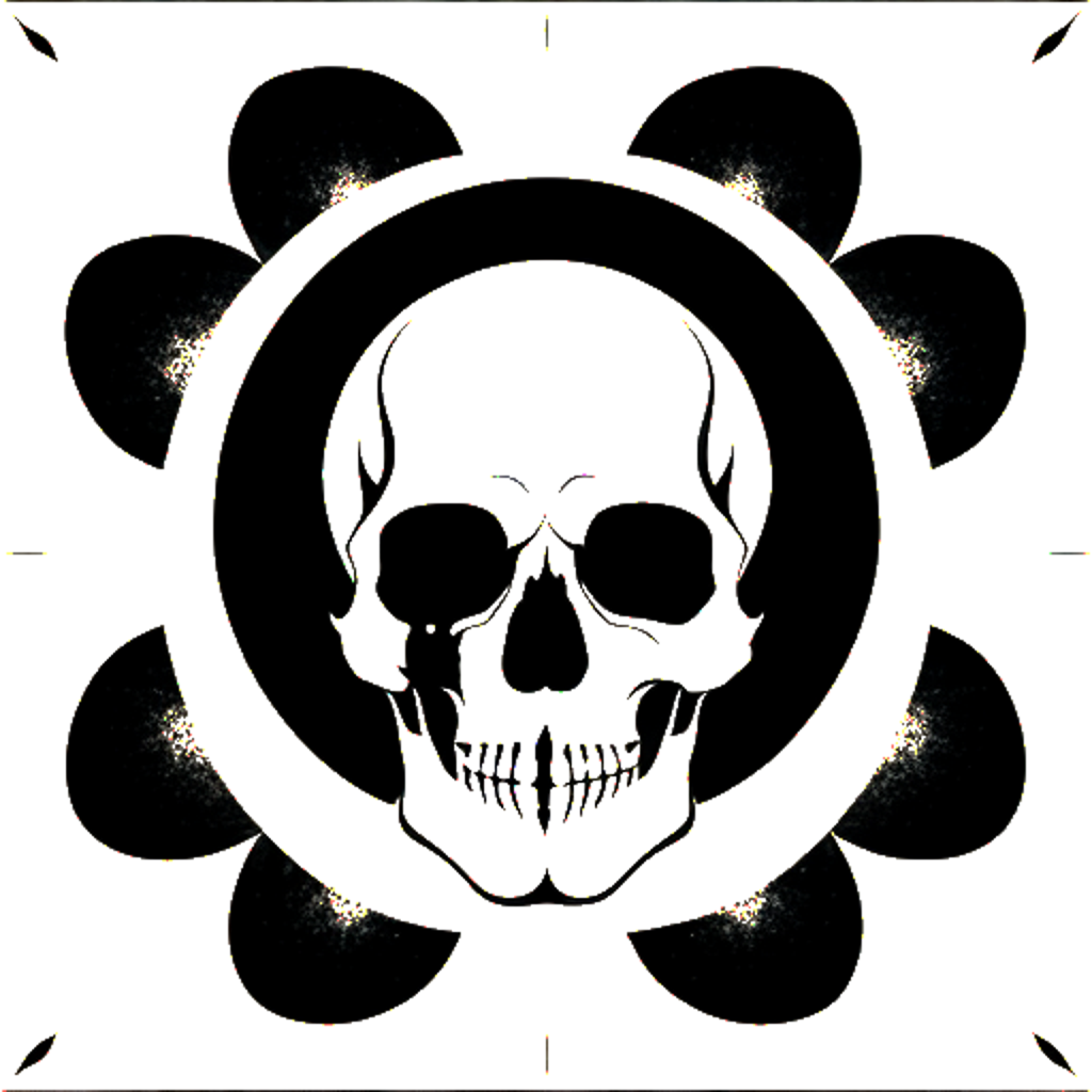 skull abstract